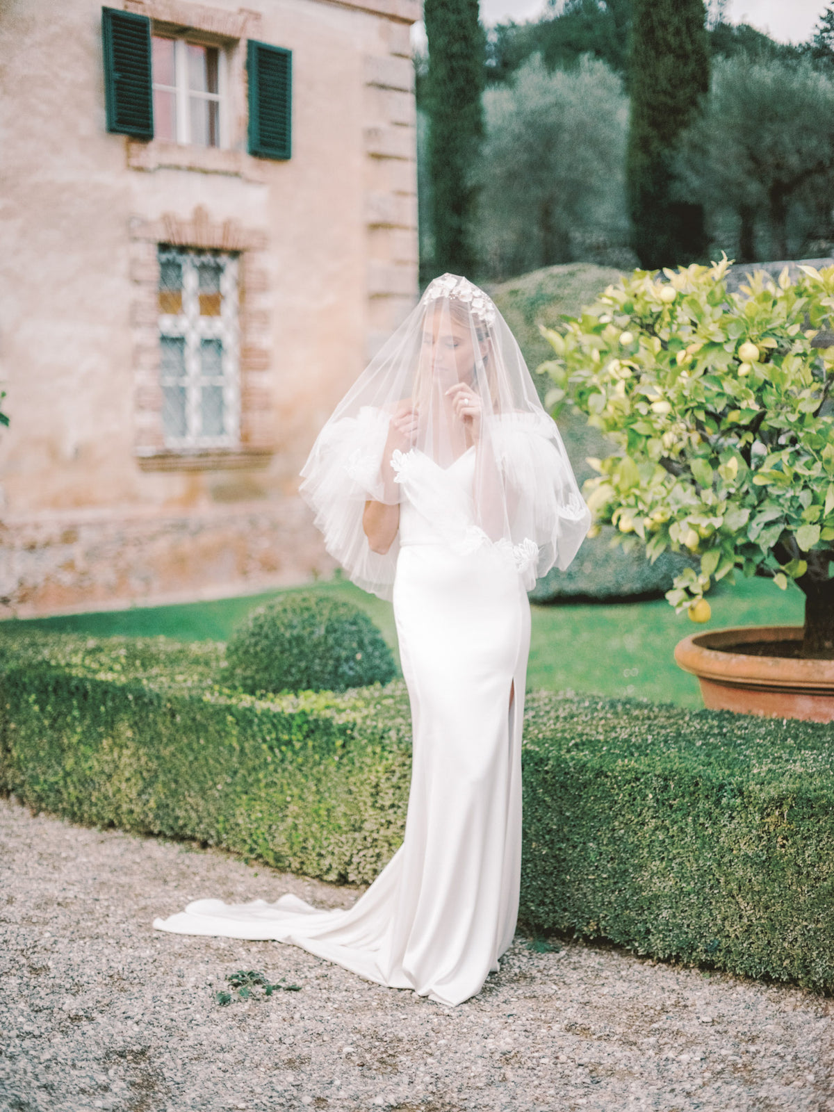 JULIETTE | clay bridal crown - Megan Therese Couture