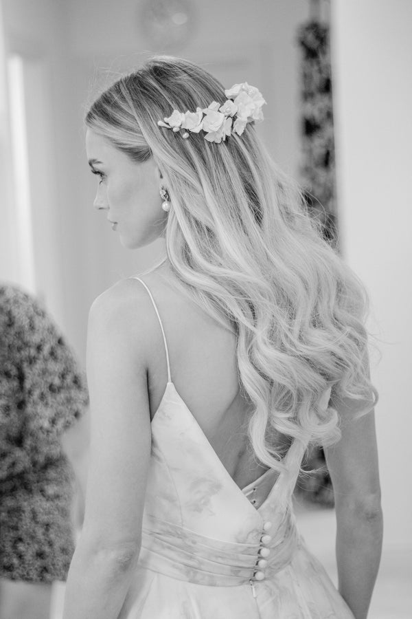 TRESOR | clay headpiece - Megan Therese Couture