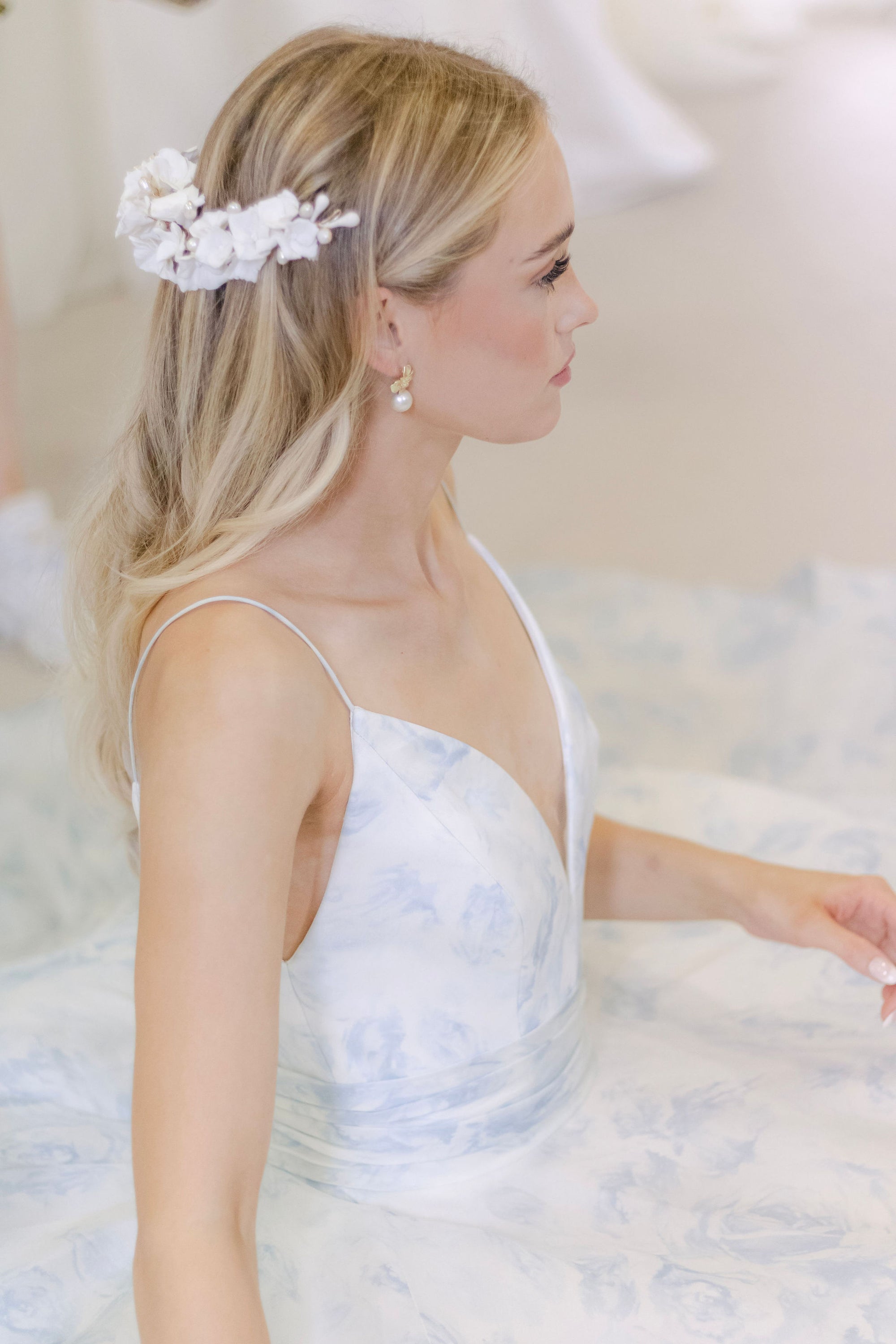 TRESOR | clay headpiece - Megan Therese Couture