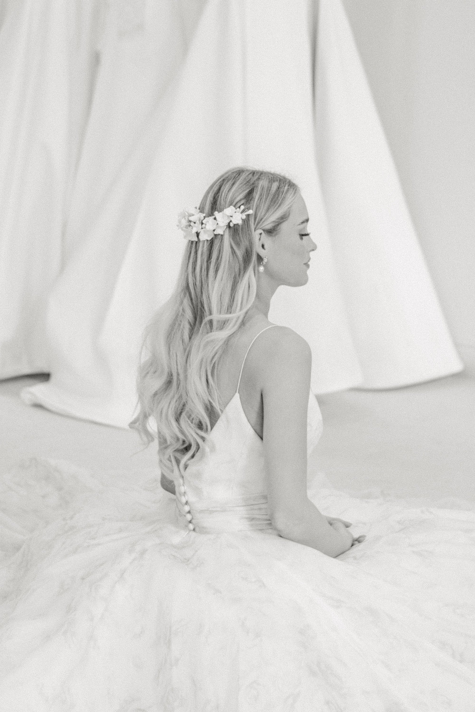 TRESOR | clay headpiece - Megan Therese Couture