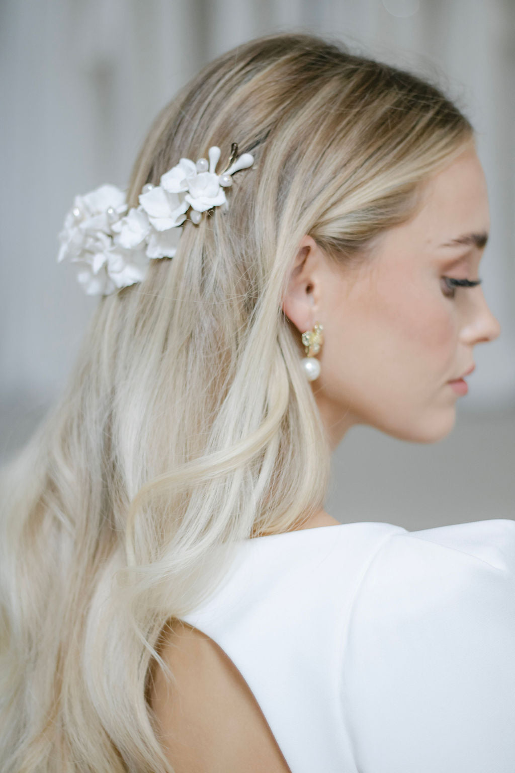 TRESOR | clay headpiece - Megan Therese Couture