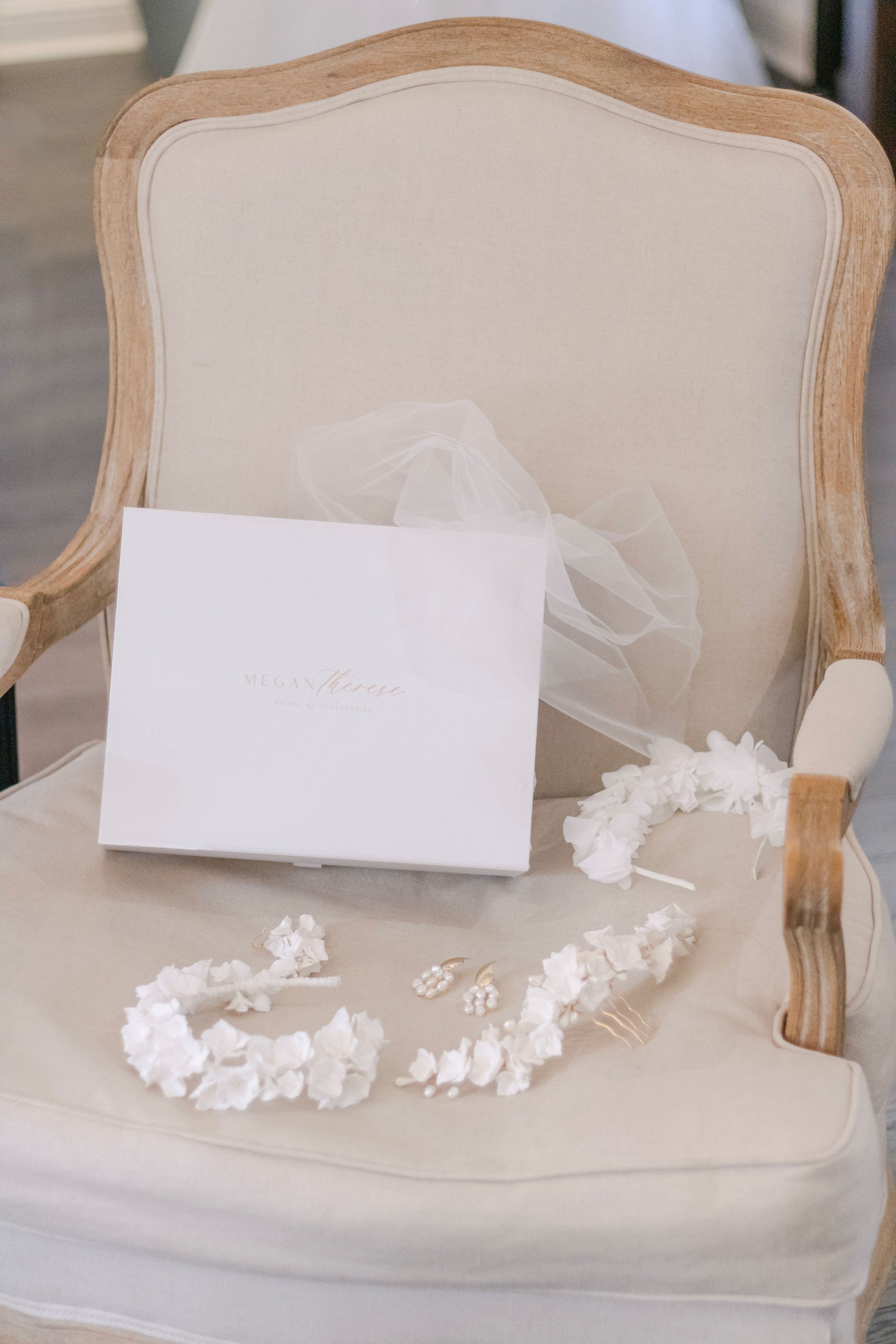 TRESOR | clay headpiece - Megan Therese Couture